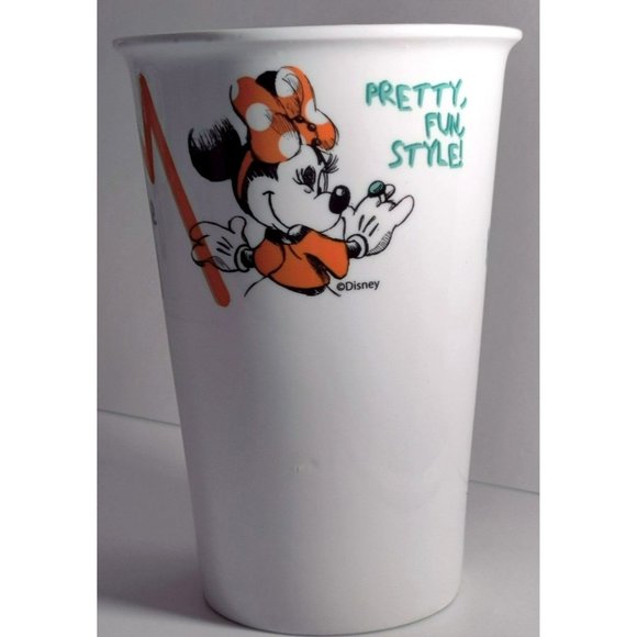 Disney | Kitchen | Disney Minnie Pretty Fun Style 5 Ceramic Tumbler ...